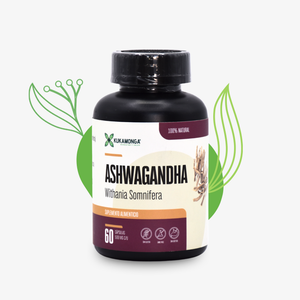 ASHWAGANDHA 60 capsulas – KUKAMONGA – Health Element